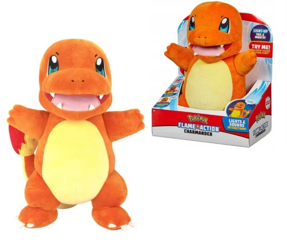 CHARMANDER Pokemon Pluszak Interaktywny 30 cm JAZWAREZ 97770